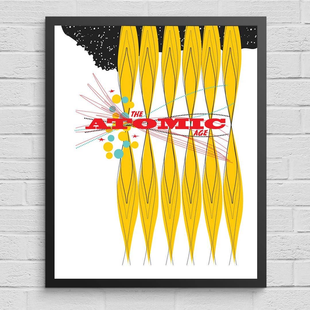 11'' x 14'' The Atomic Age Print – Vintage MC